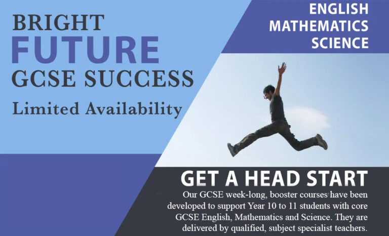 GCSE Booster Course – Summer School – Success Tuition & Training Centre